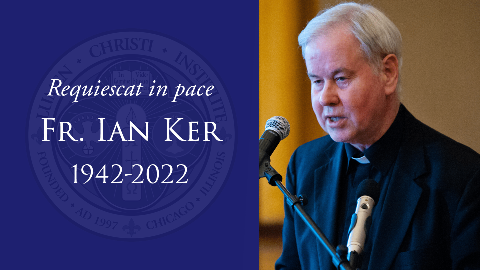 Remembering Fr. Ian Ker: Famous New Biographer and Scholar - Lumen ...